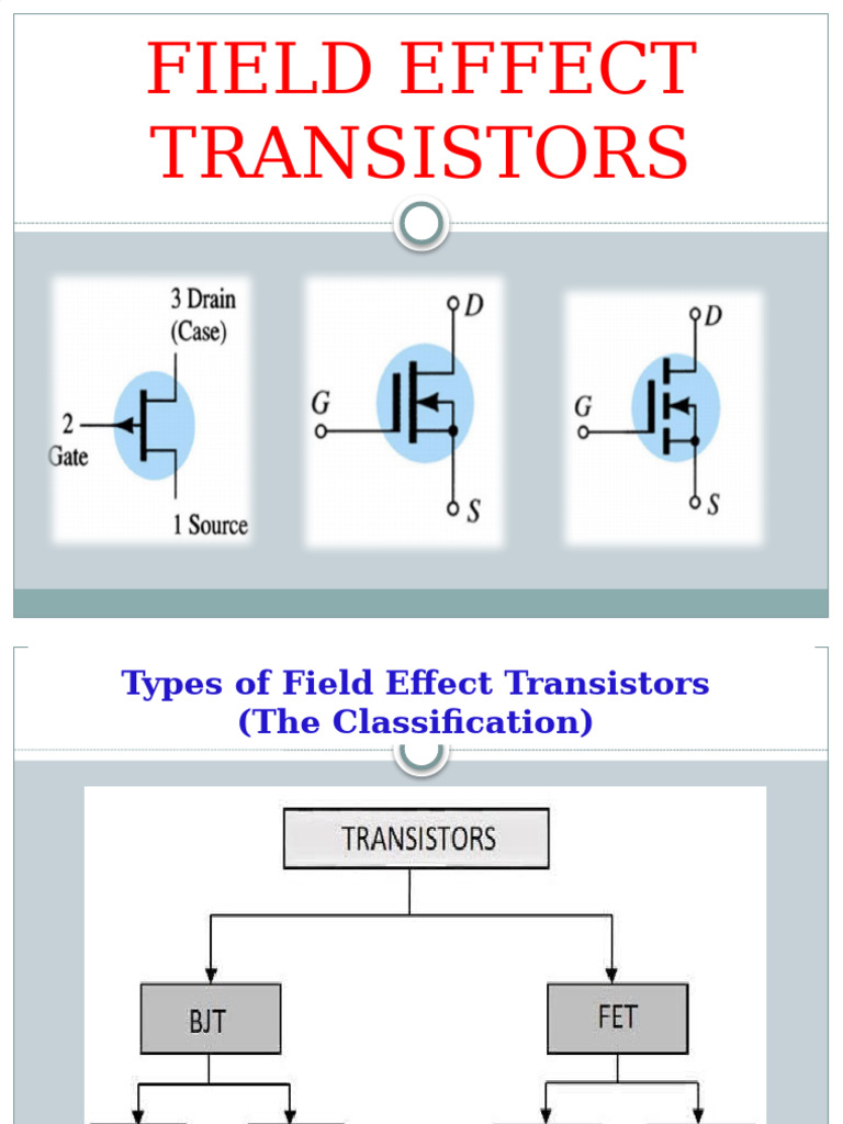 Field Effect Transistors | PDF | Mosfet | Field Effect Transistor