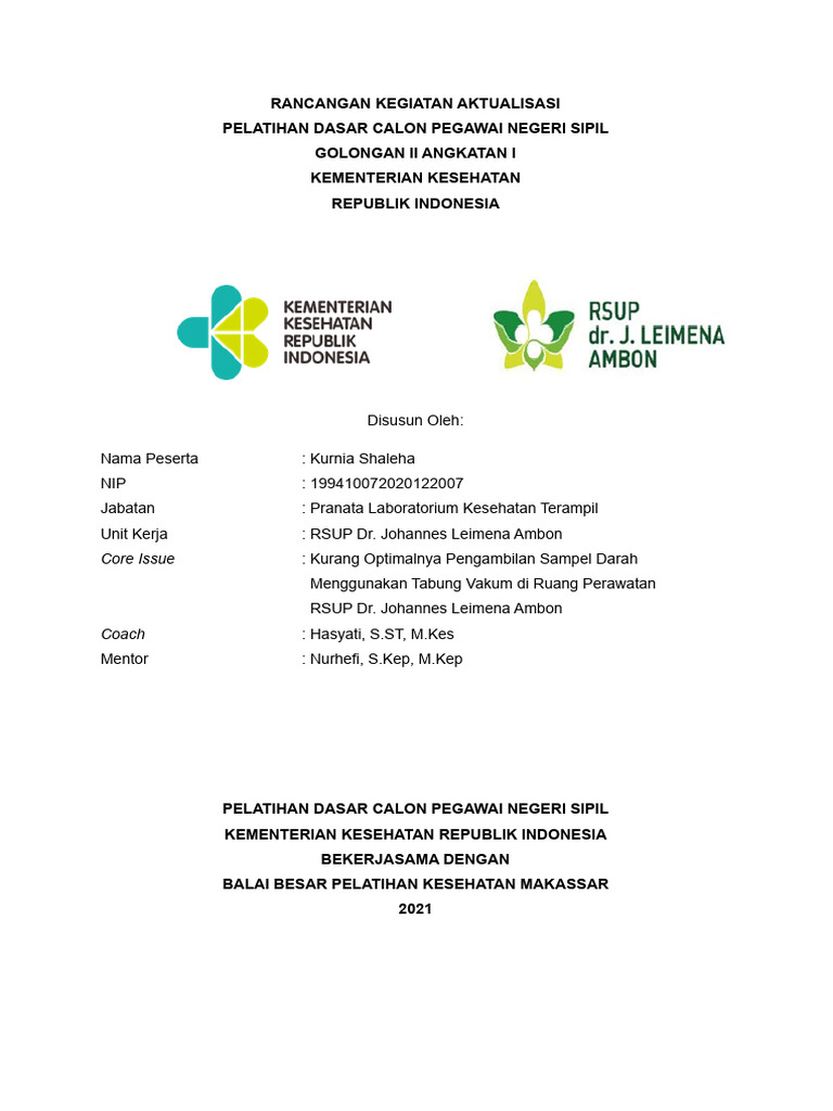 025 Kurnia Shaleha Rancangan G2.a12021 RSUP Dr. Johannes Leimena Ambon ...