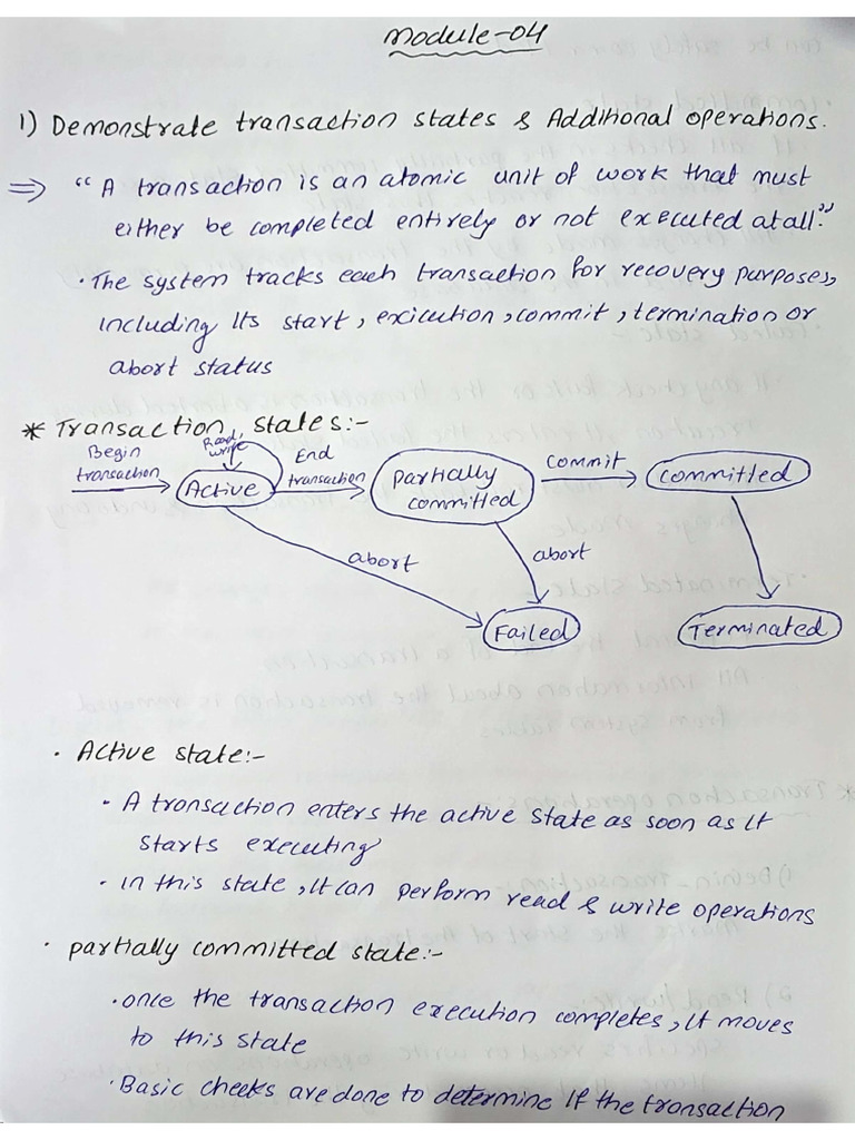 Dbms Module 4 | PDF