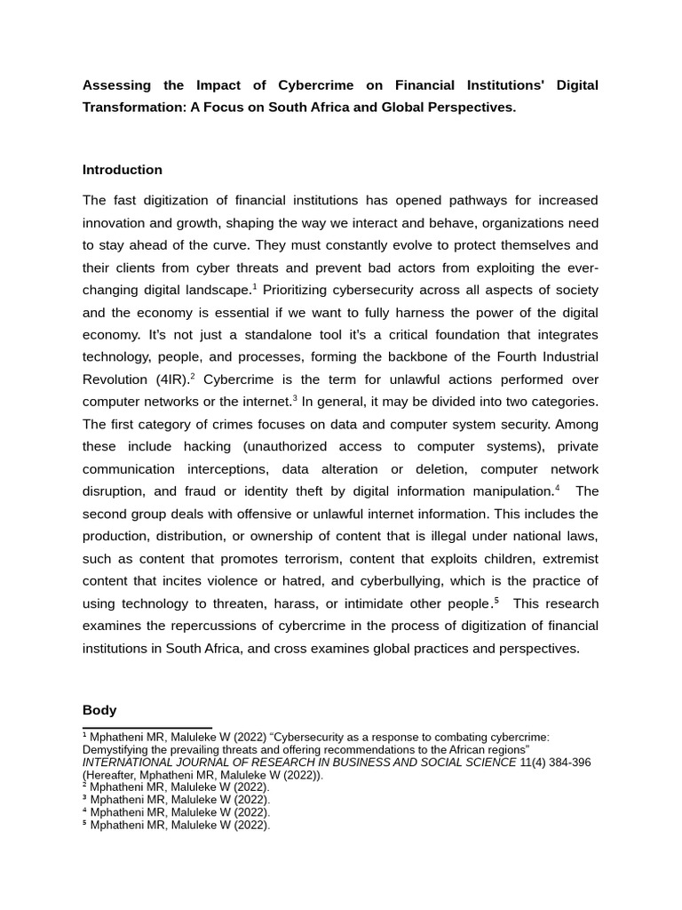 Cybercrime Assignment | PDF | Cybercrime | Computer Security