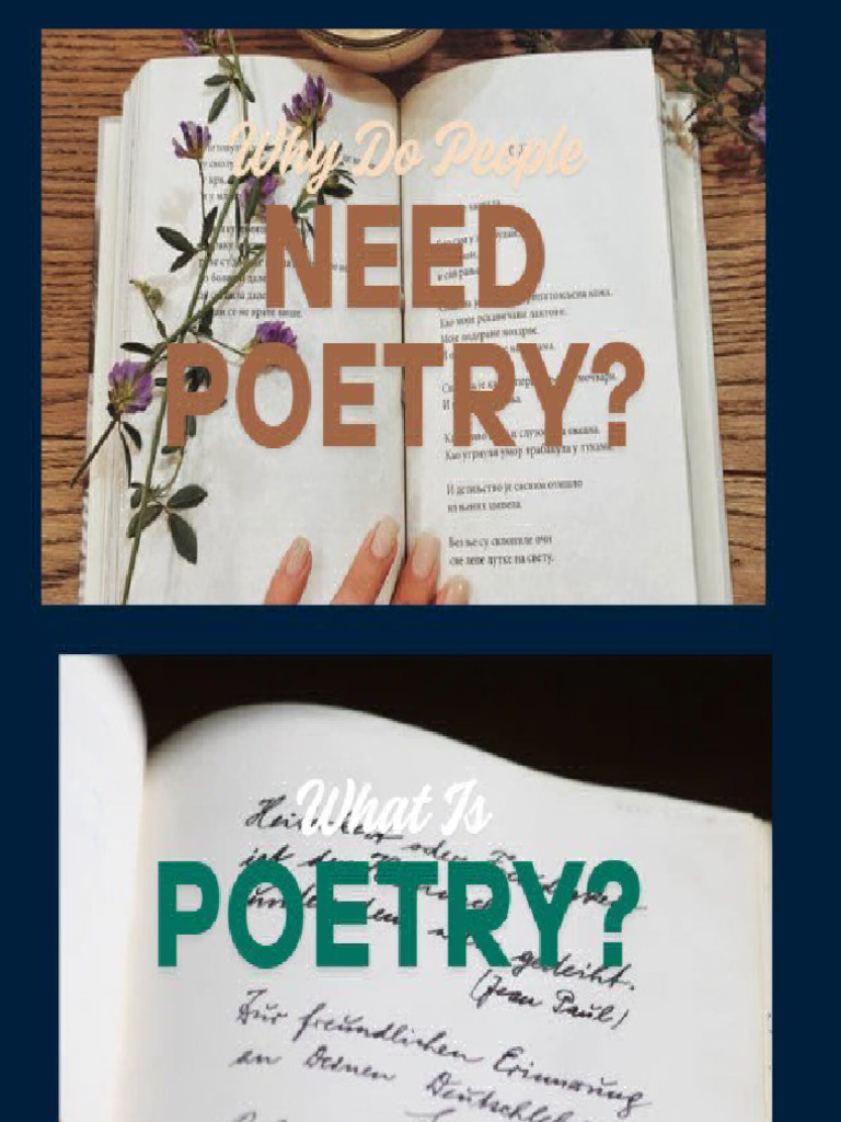Why Do People Need Poetry | PDF