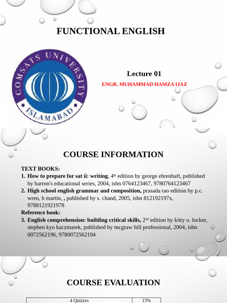 Introduction to Functional English | PDF | Reading Comprehension ...