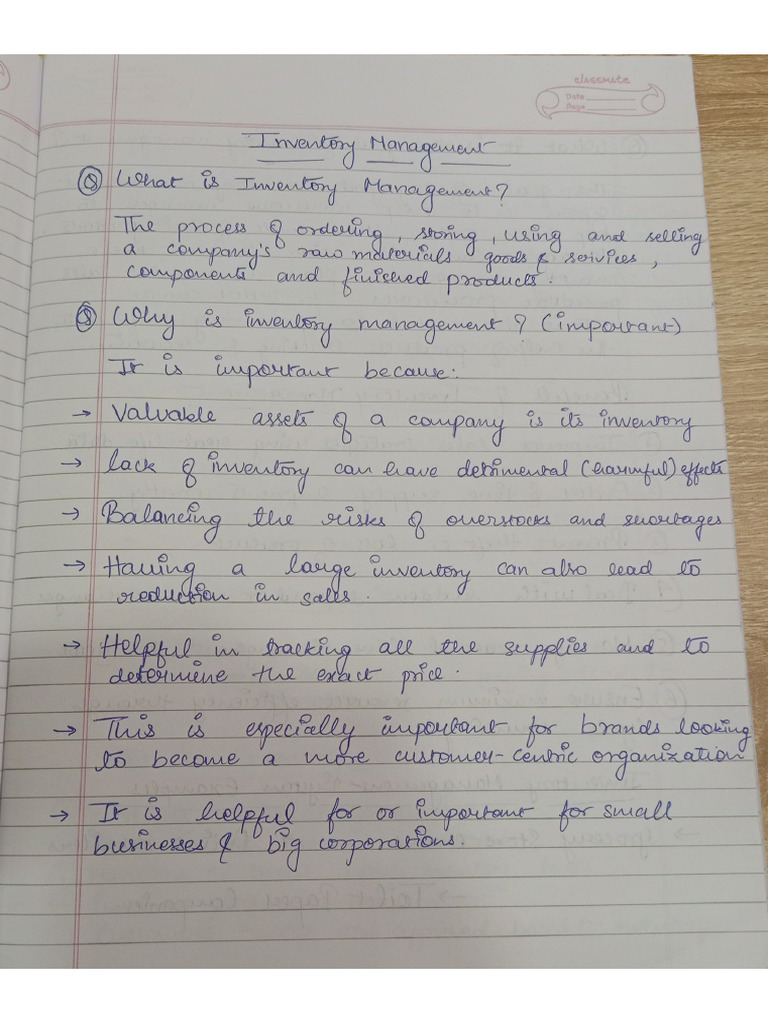 Inventory Management Part 1 | PDF