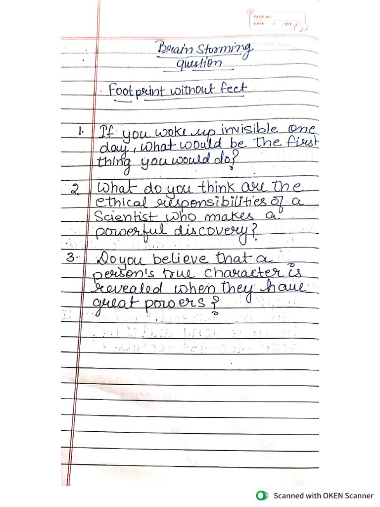 Footprints Without Feet | PDF