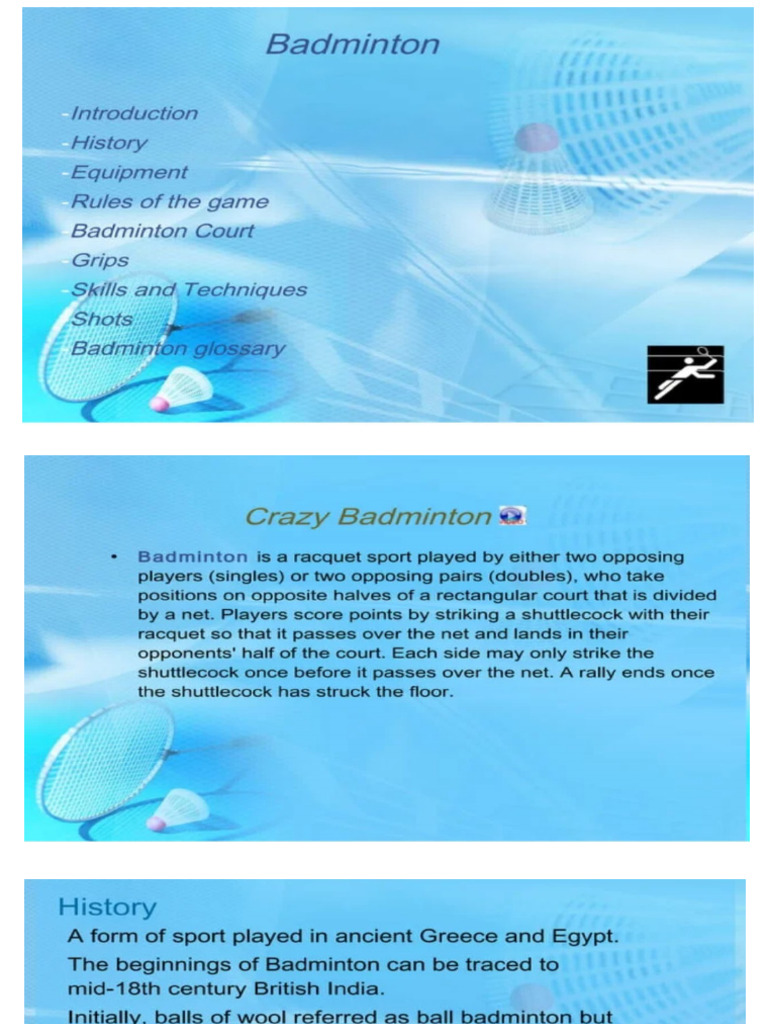 Badminton | PDF