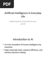 AI in Everyday Life | PDF
