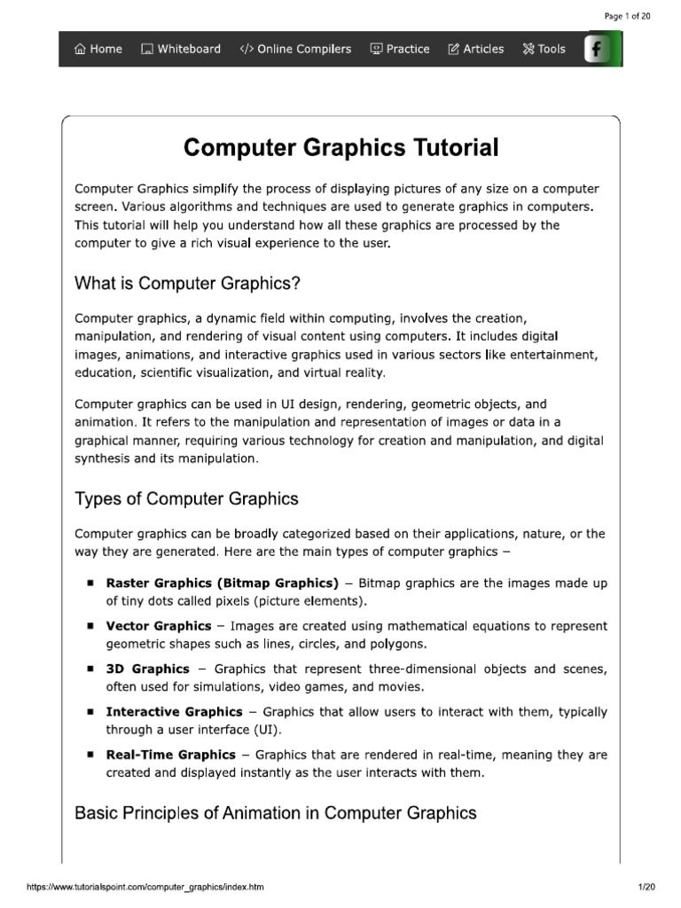 Computer Graphics | PDF