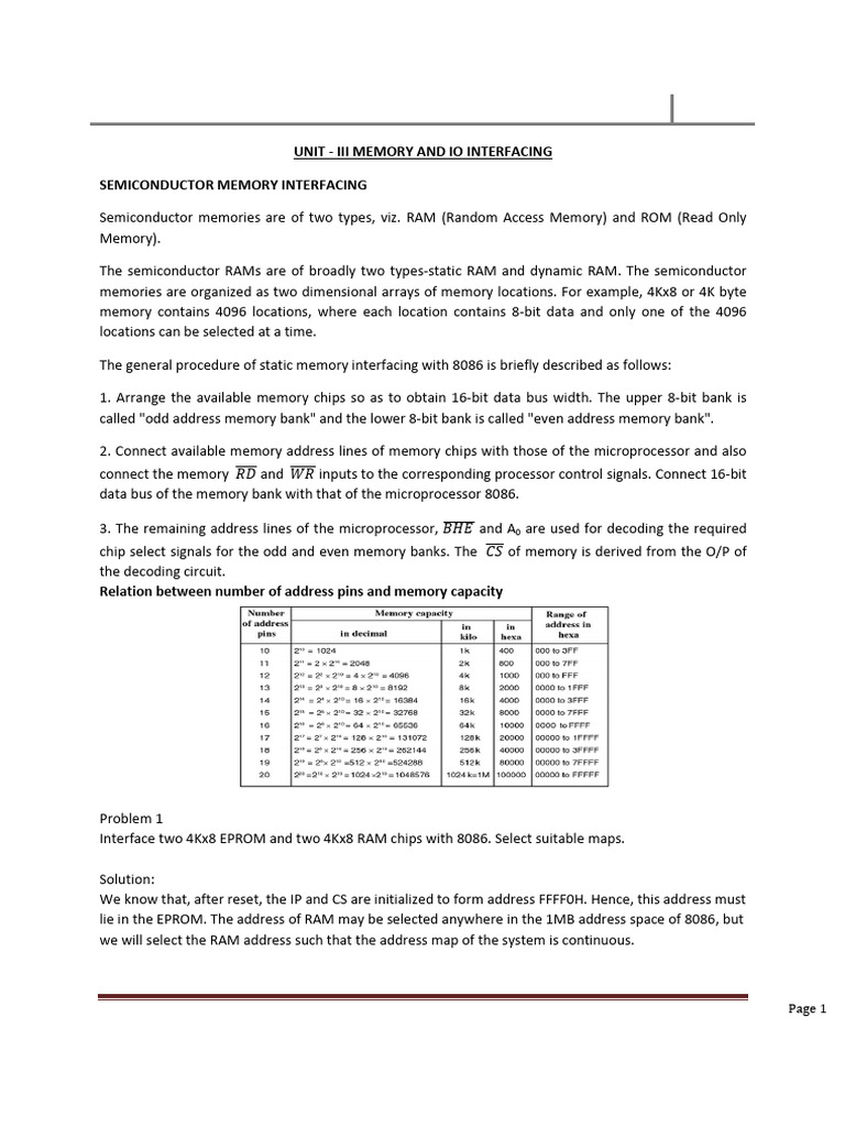 Unit3 8086 Interfacingx | PDF | Input/Output | Analog To Digital Converter