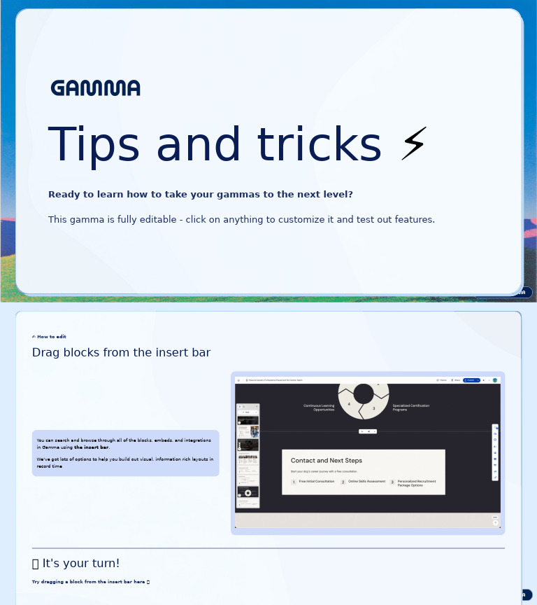 Gamma Tips and Tricks | PDF