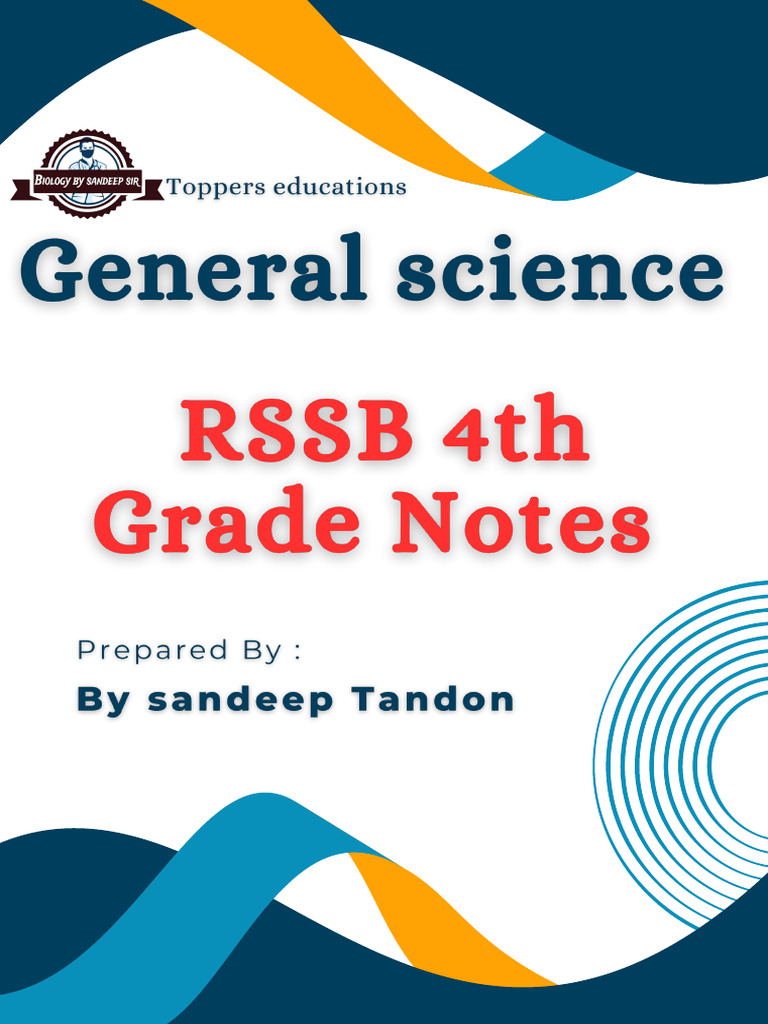 4th Grade General Science Notes | PDF