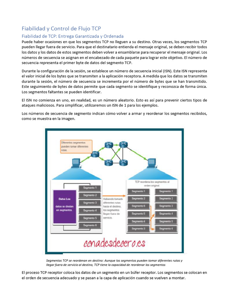 Capa de Transporte de Datos II | PDF | Protocolo de Control de ...