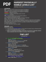 Hardest Impossible Levels in GD | PDF