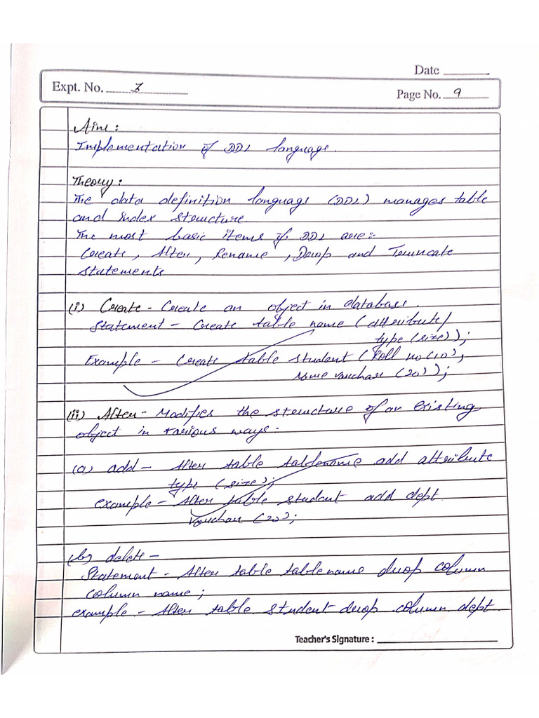 Experiment-3 DBMS Lab | PDF