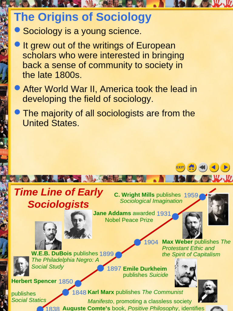 History of Early Sociology Pioneers | PDF | Sociology | Science