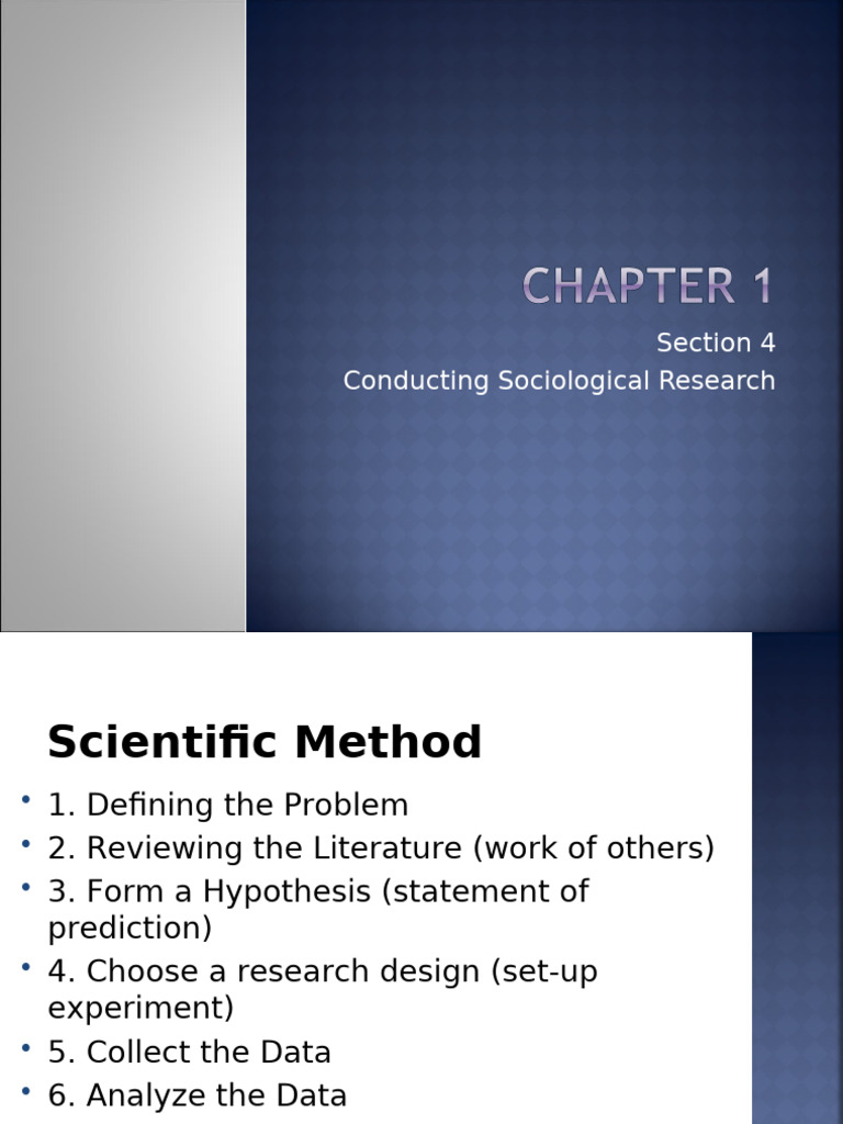 Conducting Sociological Research4 | PDF