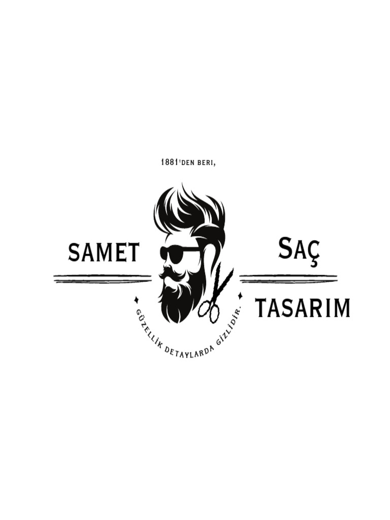 Siyah Beyaz Modern Berber Logo | PDF