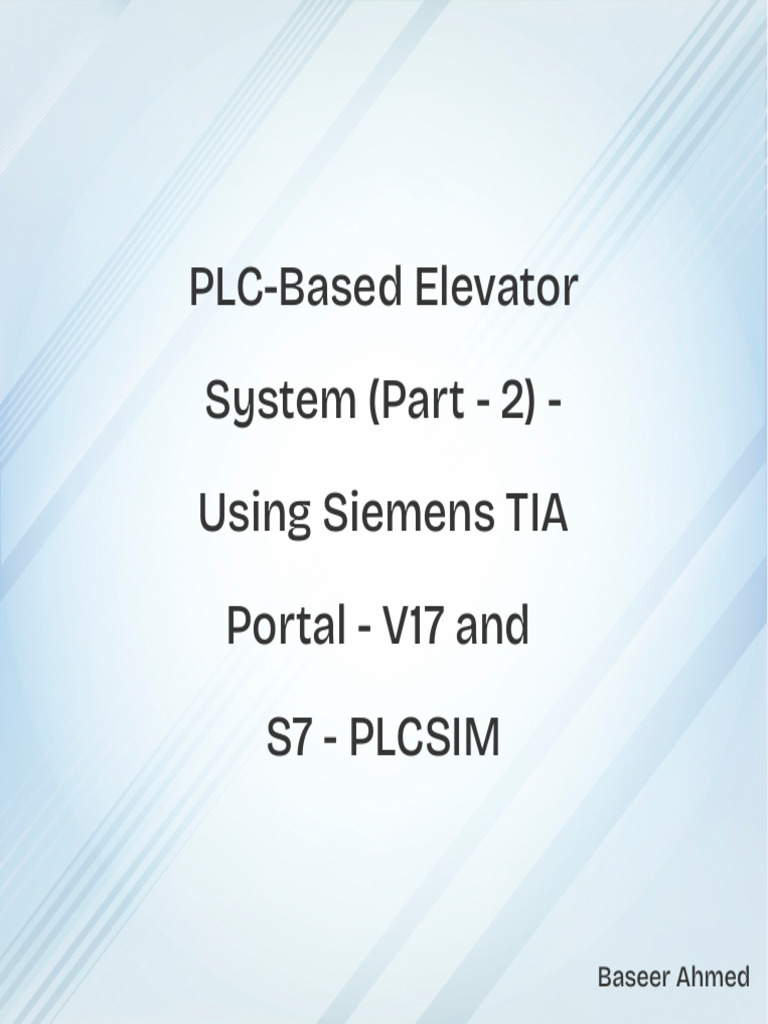 Elevator System 2.0 | PDF
