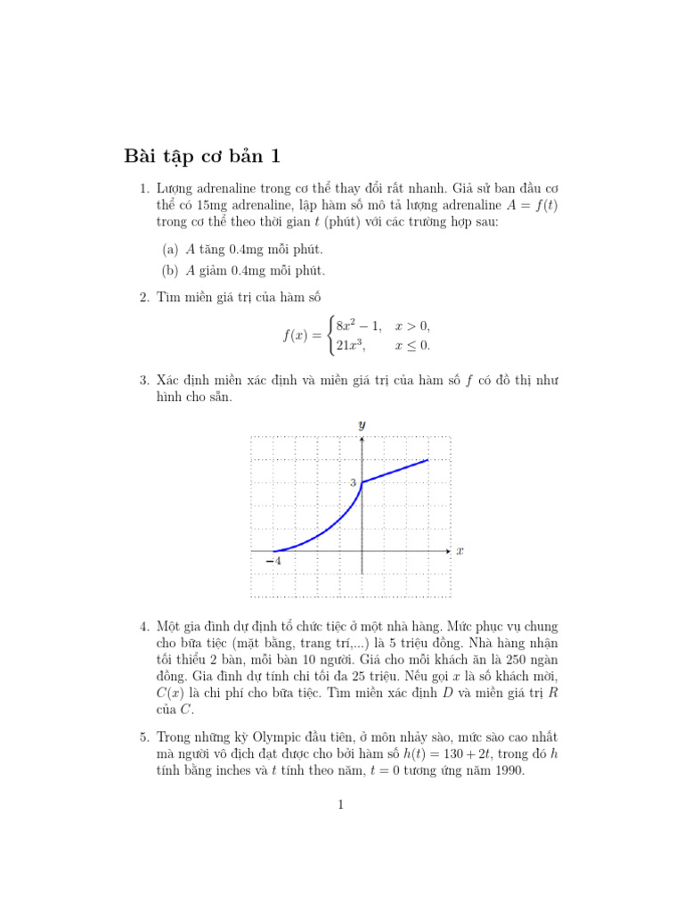 Bai Tap Co Ban 1 | PDF