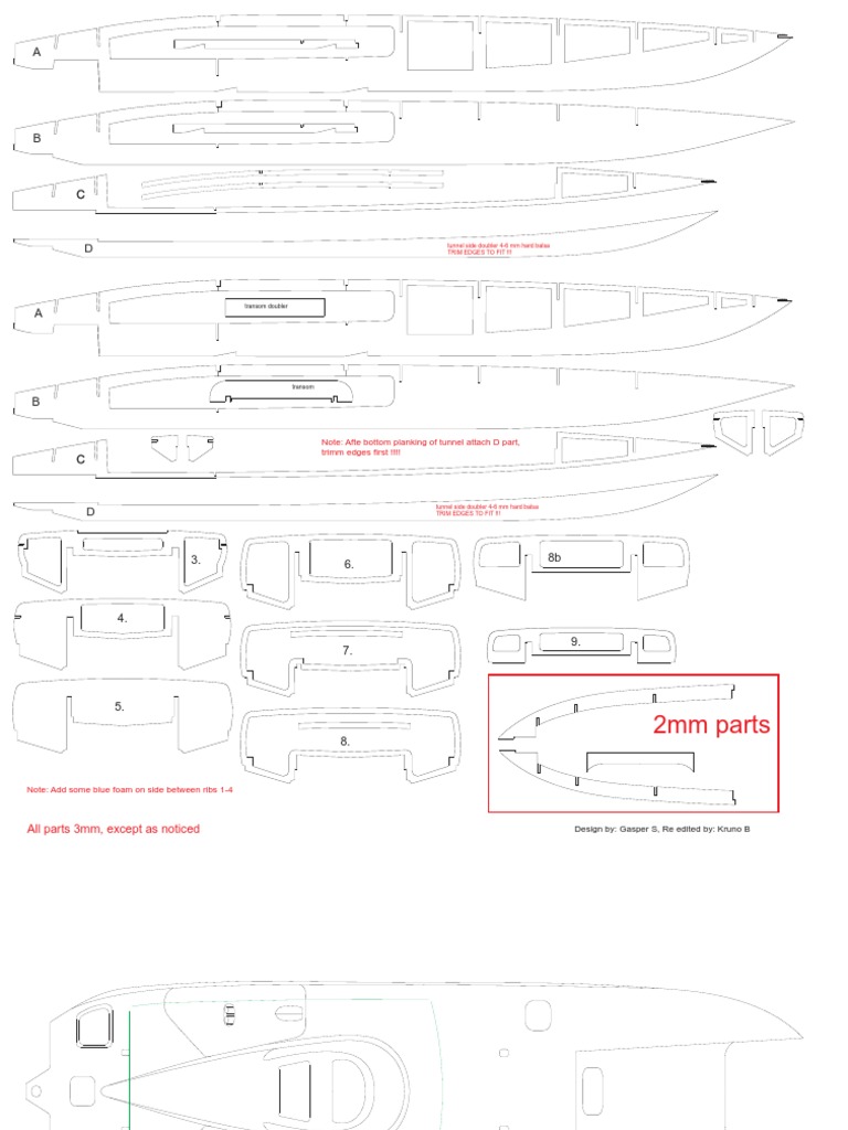Mystic C5000 RC Boat Plans | PDF