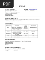 Ravi Resume | PDF