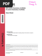 Data Sheet - OCR (A) Chemistry AS-level | PDF | Chemical Substances ...