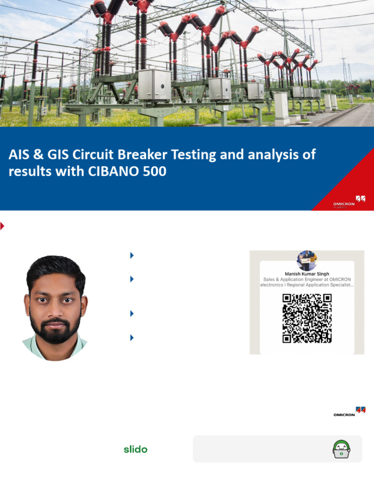 AIS & GIS Circuit Breaker Testing and Analysis of Results With CIBANO ...