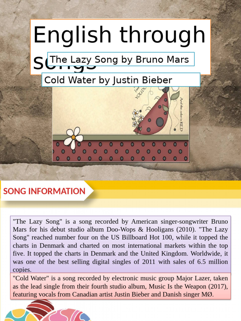 English Learning Through Popular Songs | PDF | African American Music ...