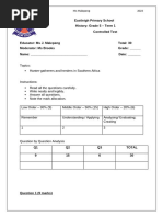 Grade 5 English Exam Paper 2025 | PDF | Horses | Foal