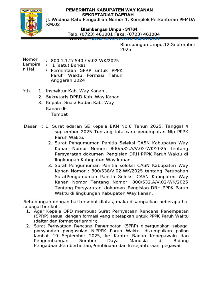 20250912092105surat Permintaan Sprp-2 | PDF