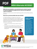 WIDA MODEL Score Report Guide K-12 | PDF | Fluency | Linguistics