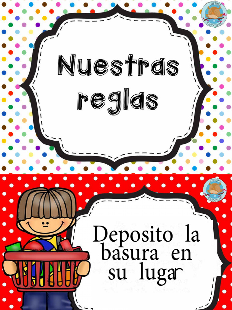 Reglas de Aula para Primaria | PDF