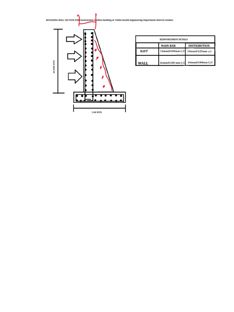 Retaining Wall Details | PDF