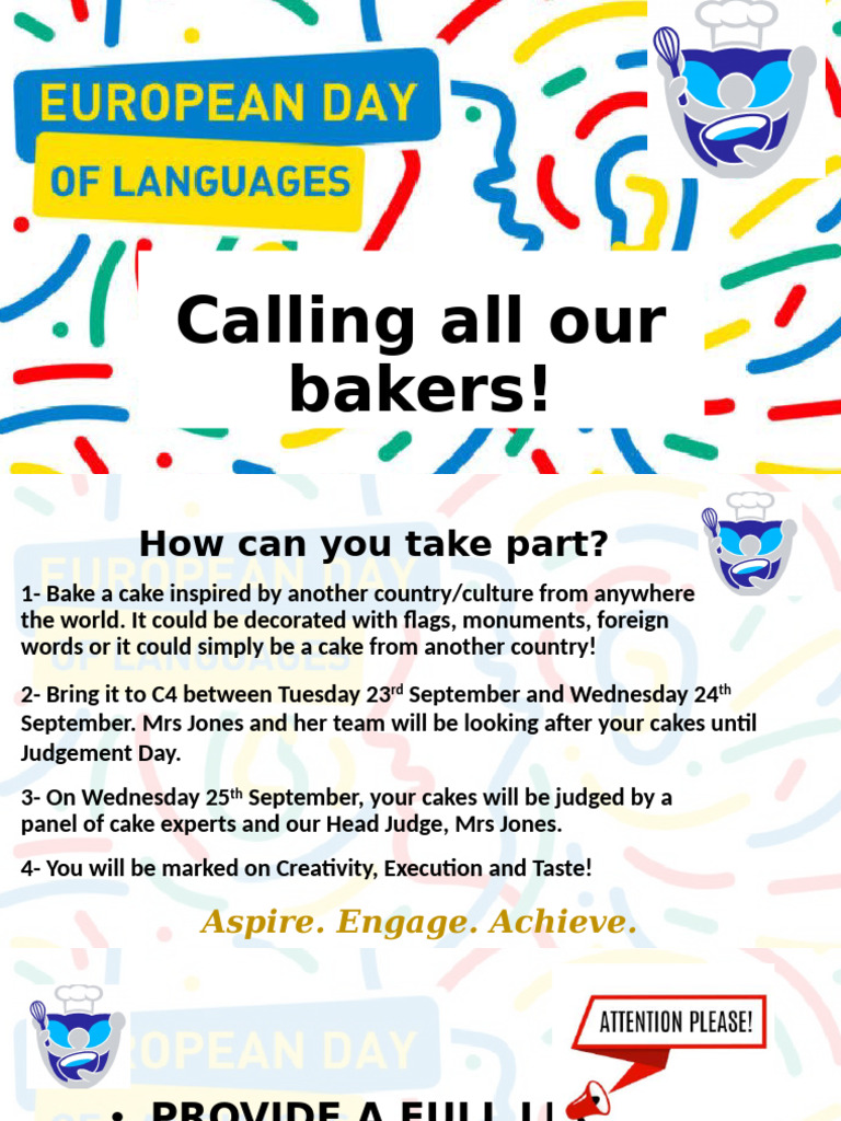 Bake Off Competition 2025 | PDF