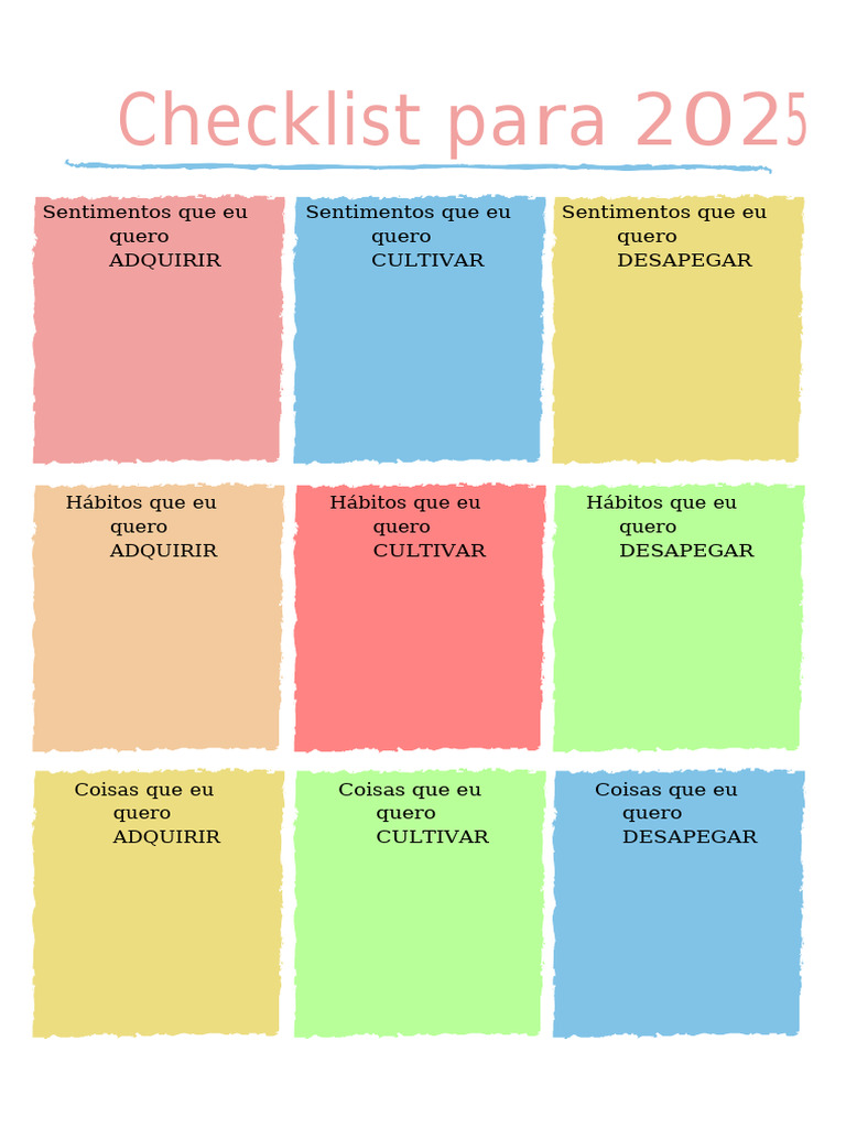 Checklist para 2025 | PDF