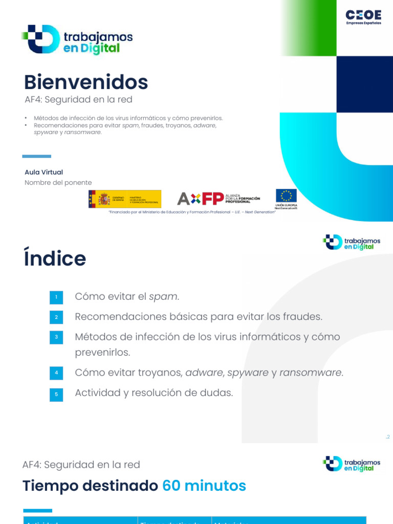 Ted Aula Virtual Ceoe Af4 - Ted Def | PDF | Spamming | Virus de computadora