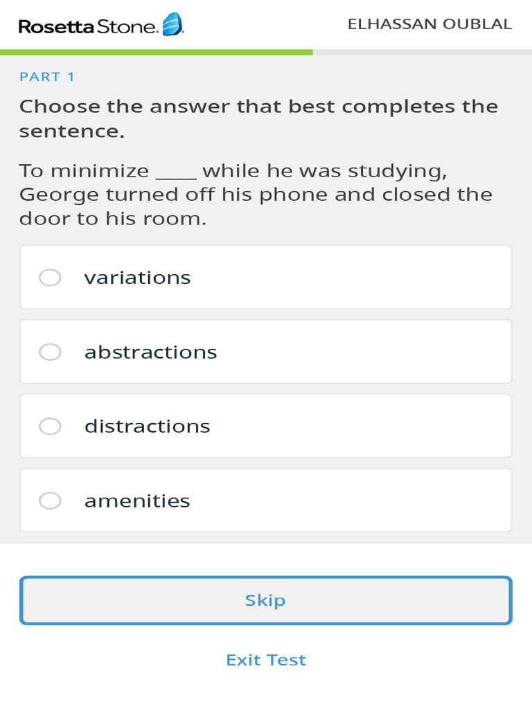 Sentence Completion Practice Test Pdf