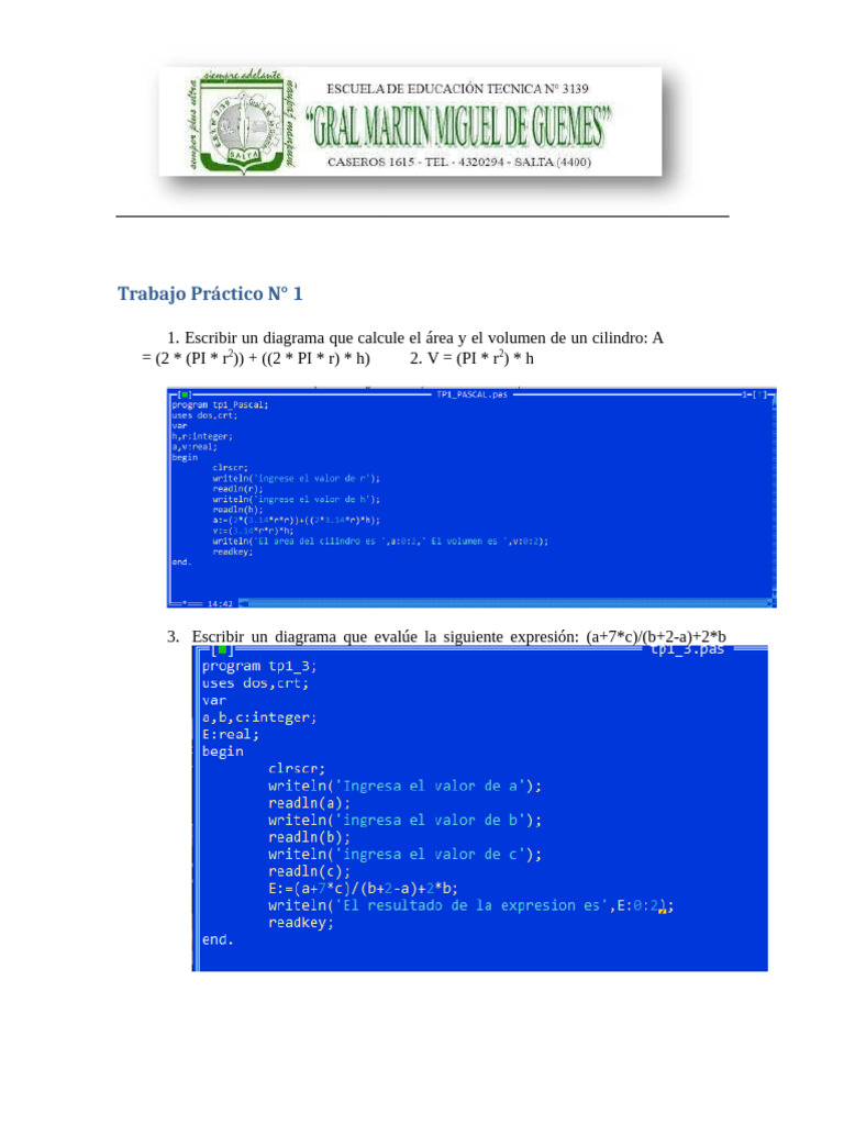 TP1 - Programacion - 2024 | PDF