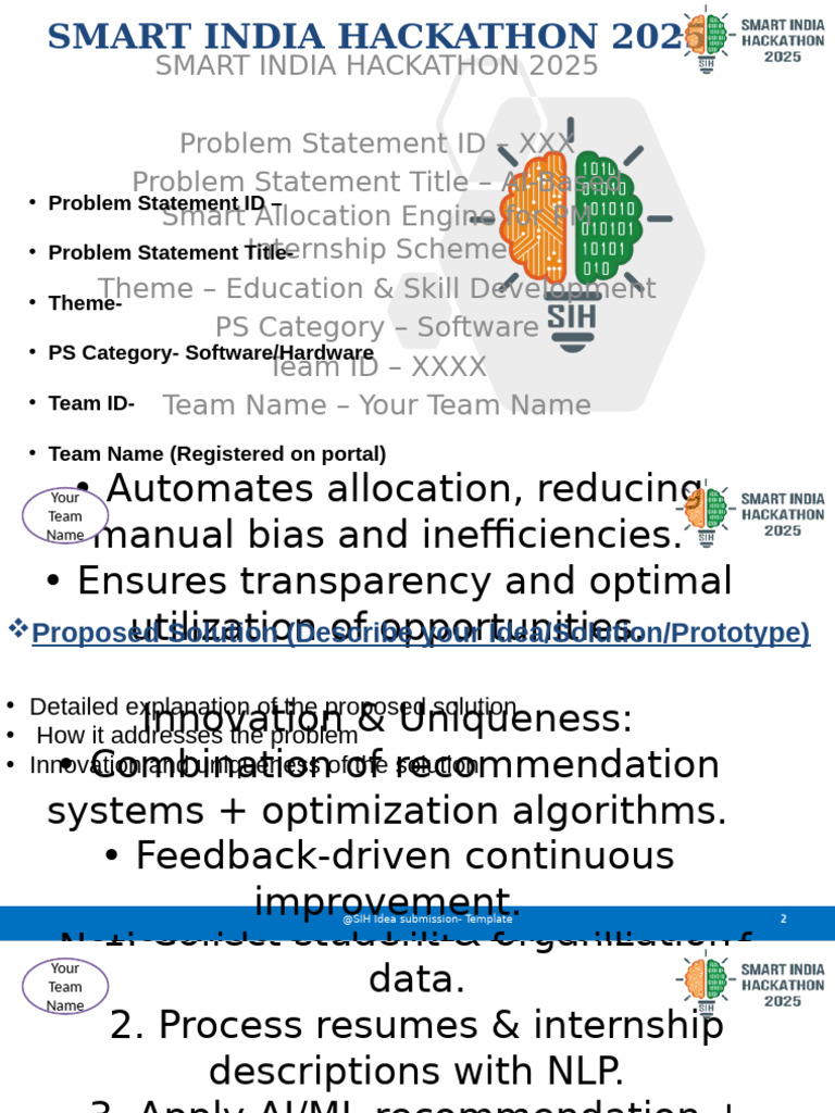 AI Based Allocation Engine SIH2025 | PDF | Artificial Intelligence | Intelligence (AI) & Semantics