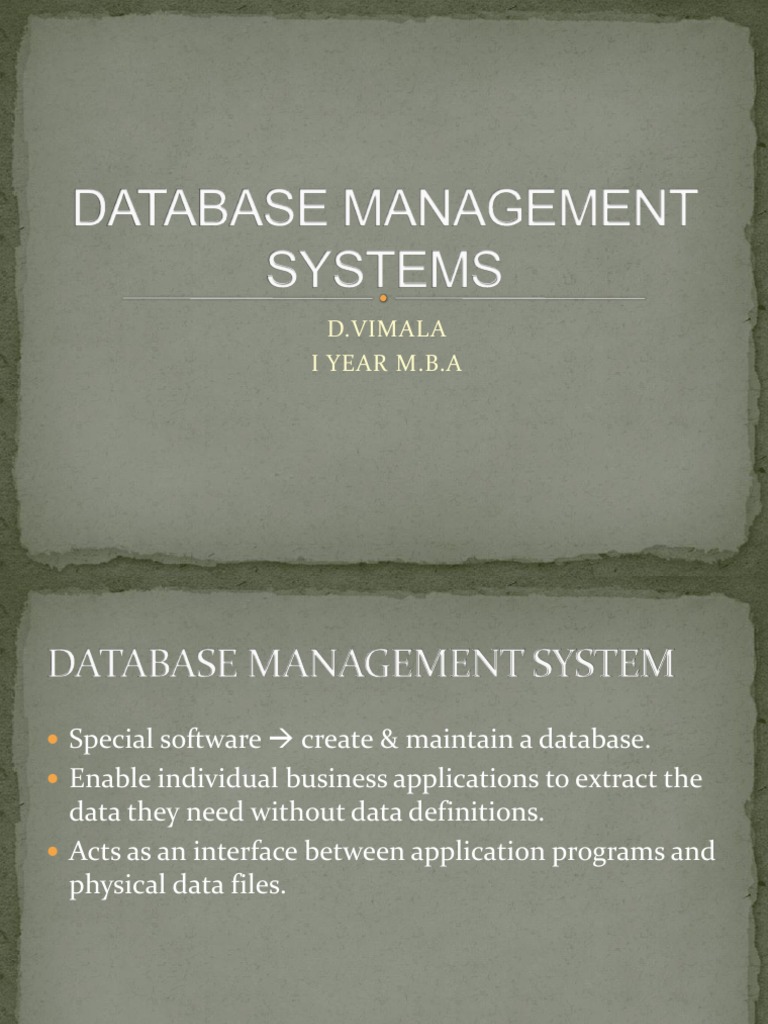 Database Management Systems | PDF | Data Model | Databases