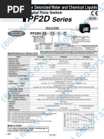 Keyence FD-R80 Sensor Specifications | PDF | Power Supply | Flow ...