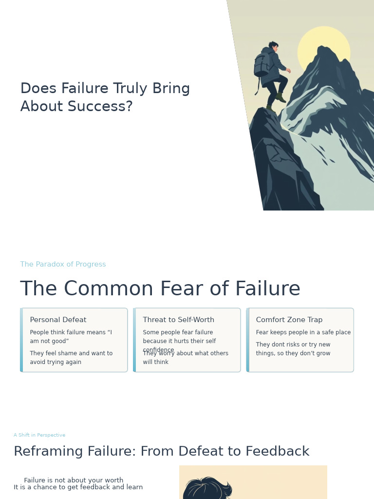 Embracing Failure for Success Growth | PDF | Social Psychology | Cognition