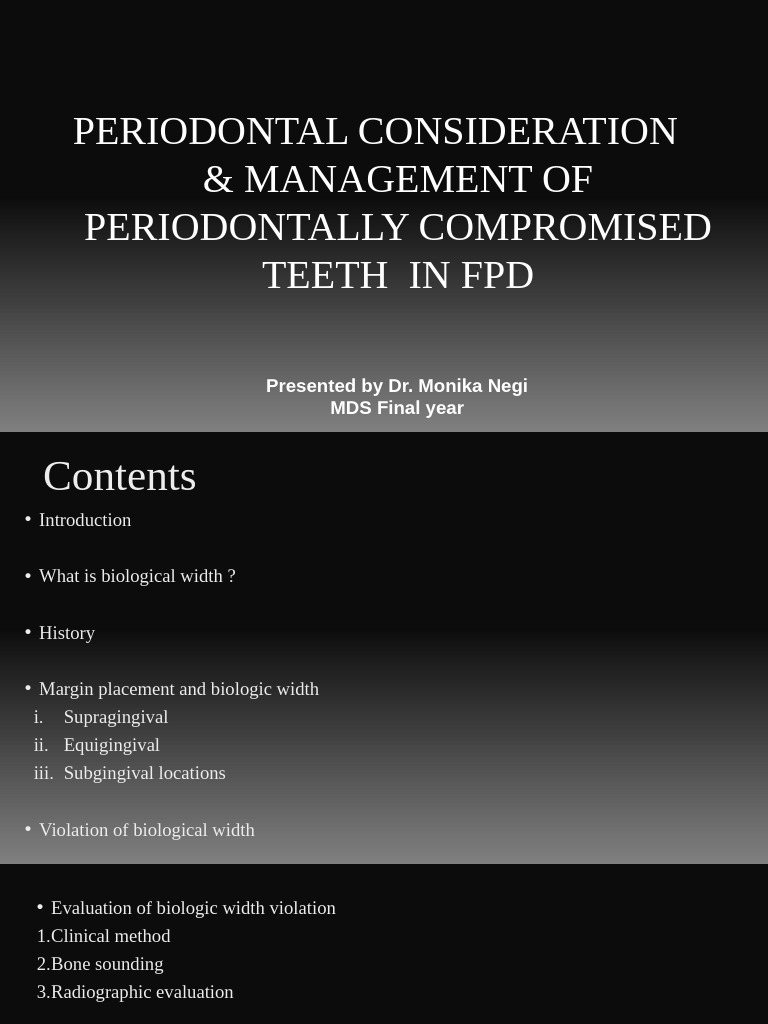 Periodontal Management in FPD | PDF | Periodontology | Dental Anatomy