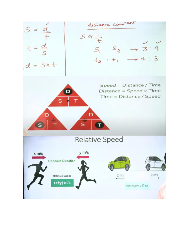 Time Speed Distance | PDF