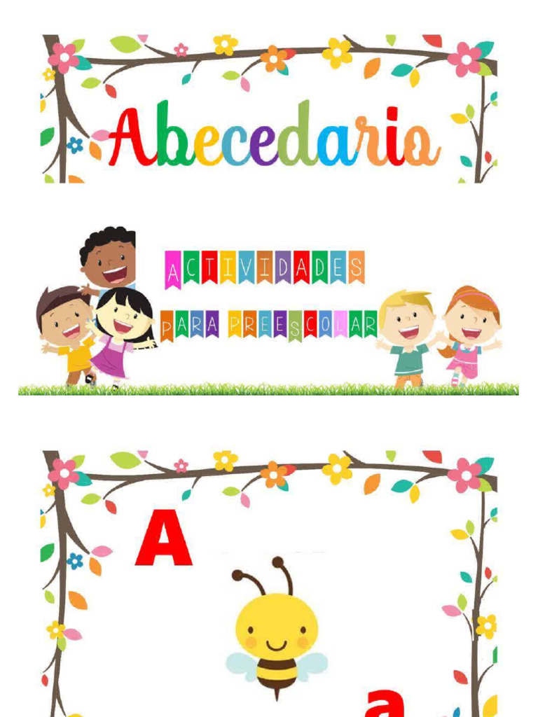 Fichas Del Abecedario | PDF