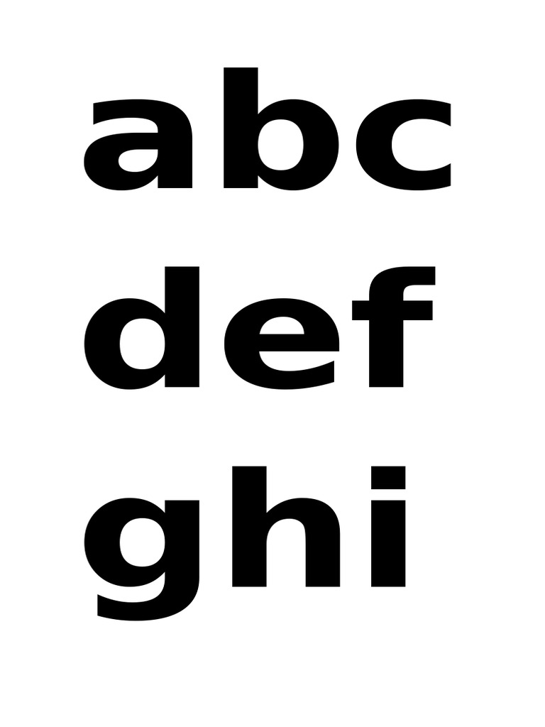 Abc Def Ghi | PDF