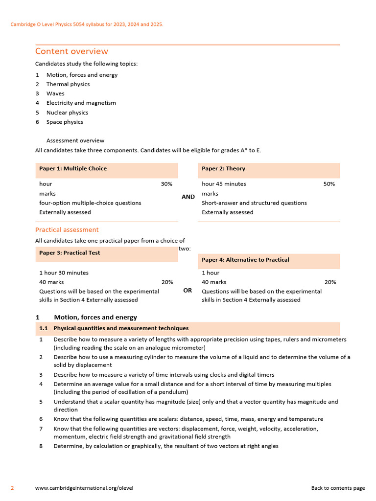 595446-2023-2025-Syllabus Edited | PDF | Radioactive Decay | Force