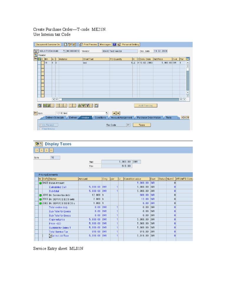 SAP Financial Transactions Guide | PDF