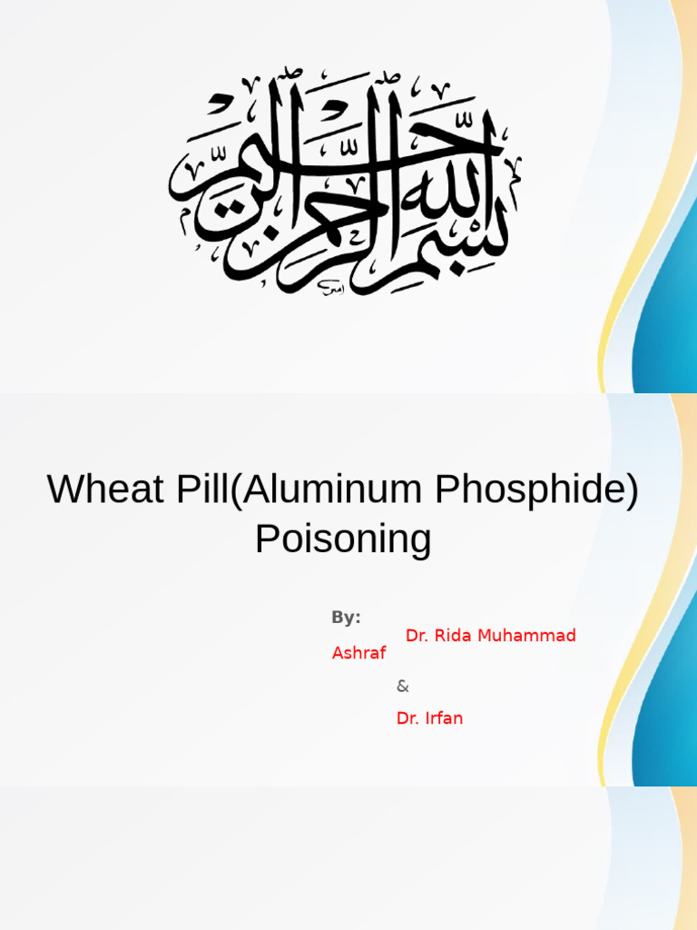 Wheat Pill Poisoning Management Guide | PDF | Shock (Circulatory ...