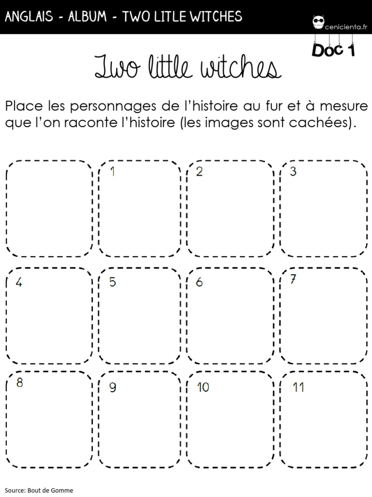 Album "Two Little Witches" | PDF | Halloween | Culte des ancêtres