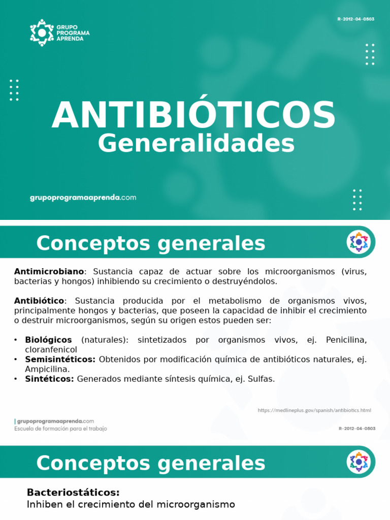 02 MÃ - DULO II ANTIBIOTICOS 2025 Corregido | PDF | Penicilina | Beta lactamasa